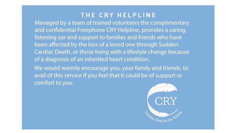 CRY Ireland (Cardiac Risk in the Young in Ireland Limited) | rip.ie