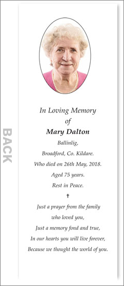 A Lasting Memory | rip.ie