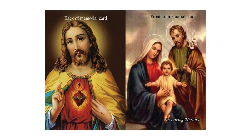 Memories, memorial cards | rip.ie